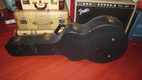1979 Gibson ES-175 Guitar Case Black w Blue Interior > Cases ...