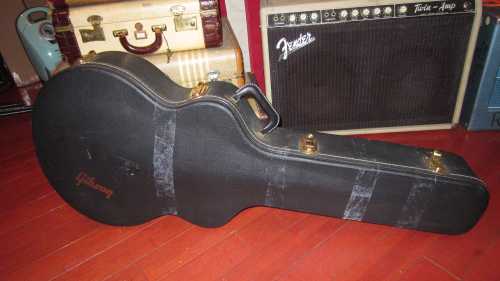 1979 Gibson ES-175 Guitar Case Black w Blue Interior > Cases ...