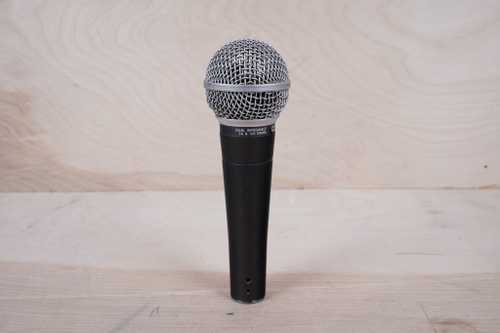 1980 Shure SM58 Microphone USA Black > Recording Equipment | A Flash ...