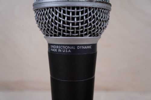 1980 Shure SM58 Microphone USA Black > Recording Equipment | A Flash ...