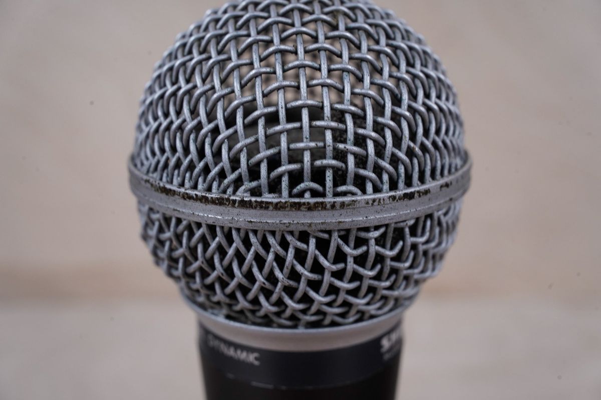 1980 Shure SM58 Microphone USA Black > Recording Equipment | A Flash ...