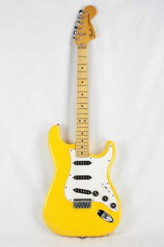 1981 Fender MONACO YELLOW Stratocaster International Color Series Strat ...