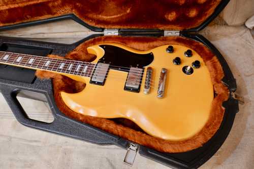 1981 Gibson SG Standard TV Yellow > Guitars Electric Solid Body ...