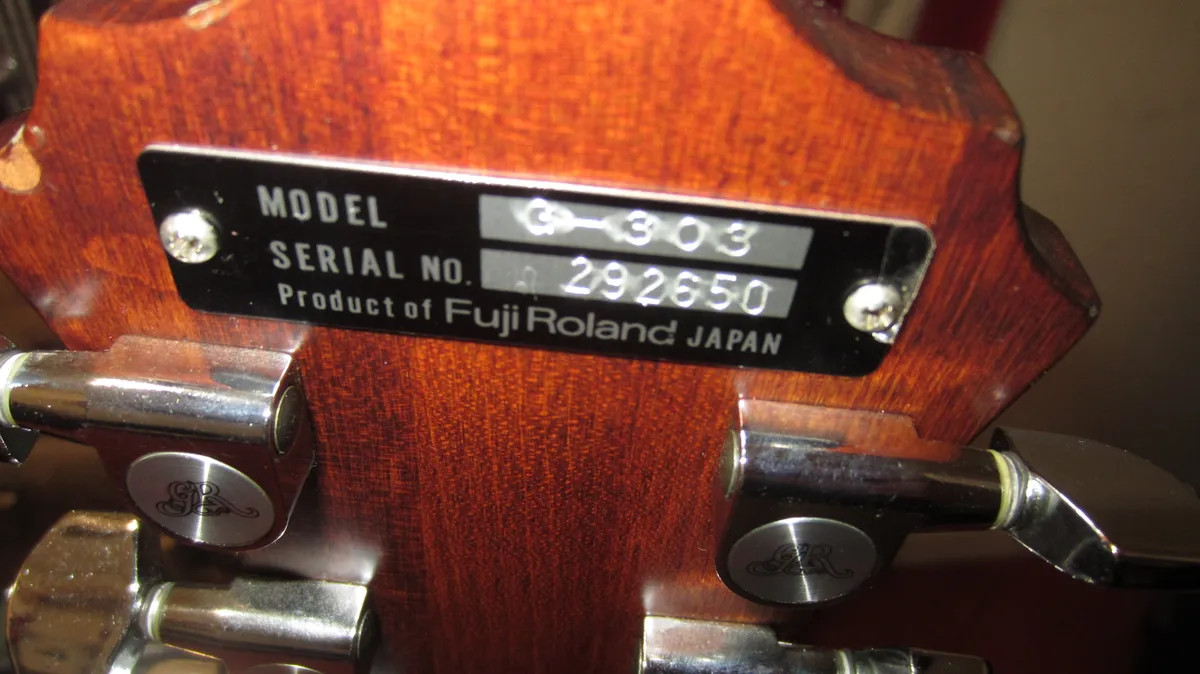 1981 Roland G-303 Synthesizer Guitar Natural > Guitars Electric Solid ...