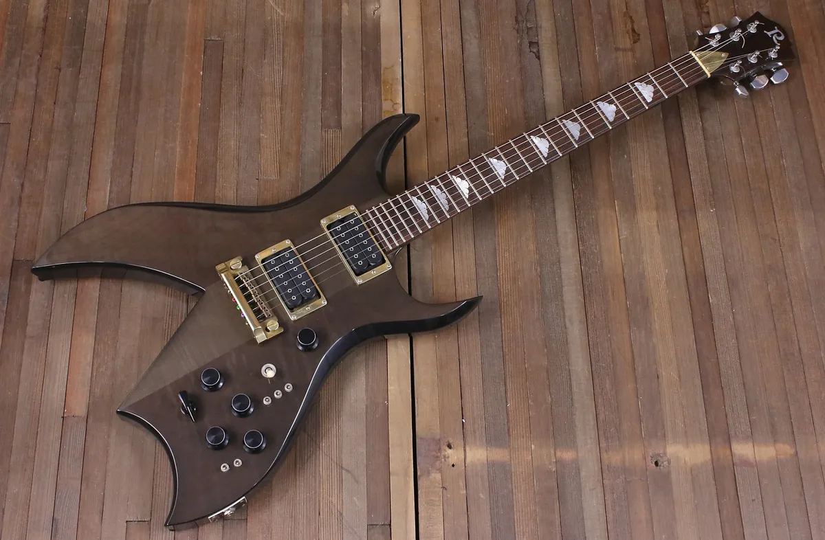 1982 B.C. Rich BC Rich Bich Custom Order Smoke RARE! Transparent ...