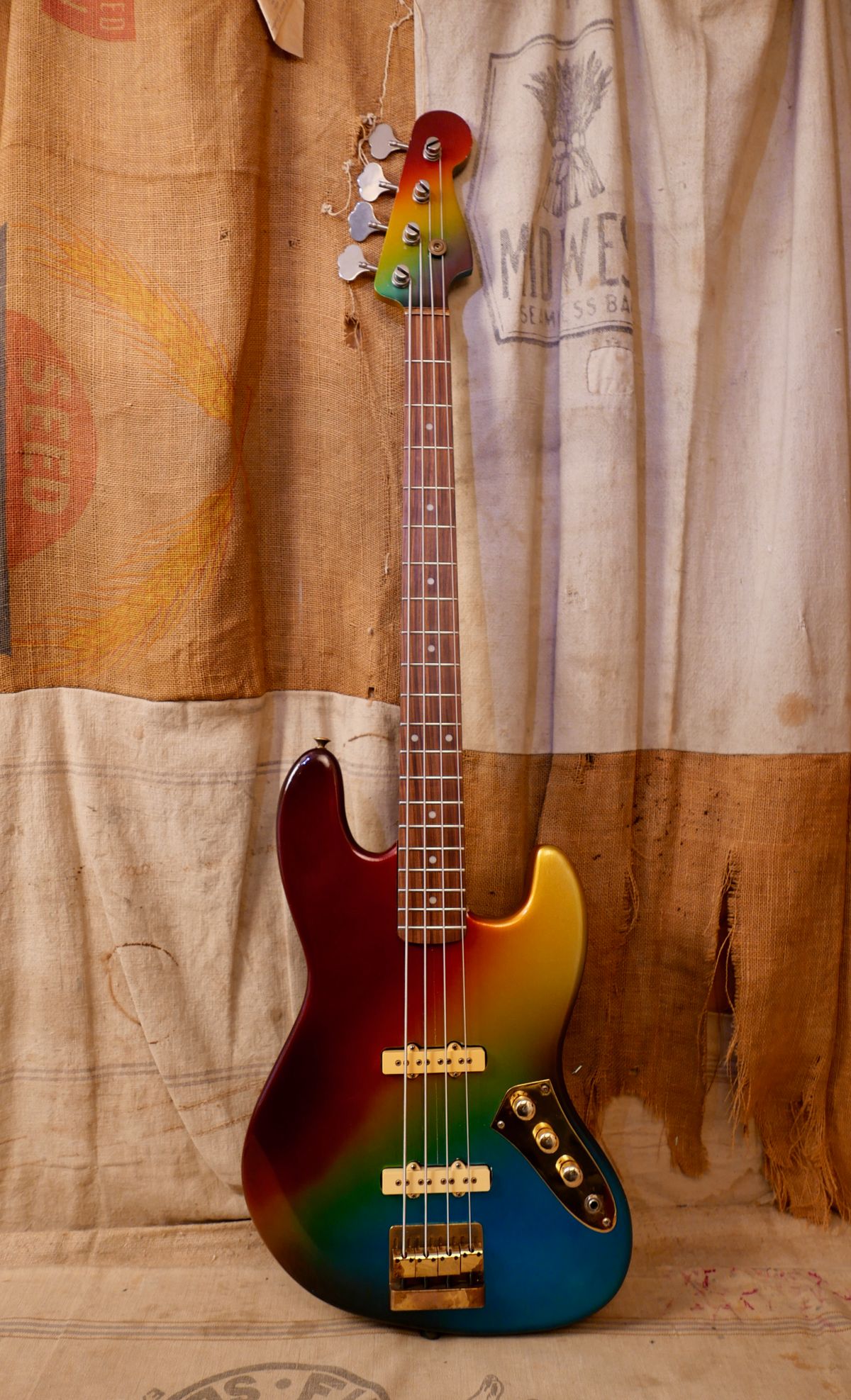 1982 Boogie Bodies Jazz Bass Rainbow > Guitars Bass | Southside Guitars