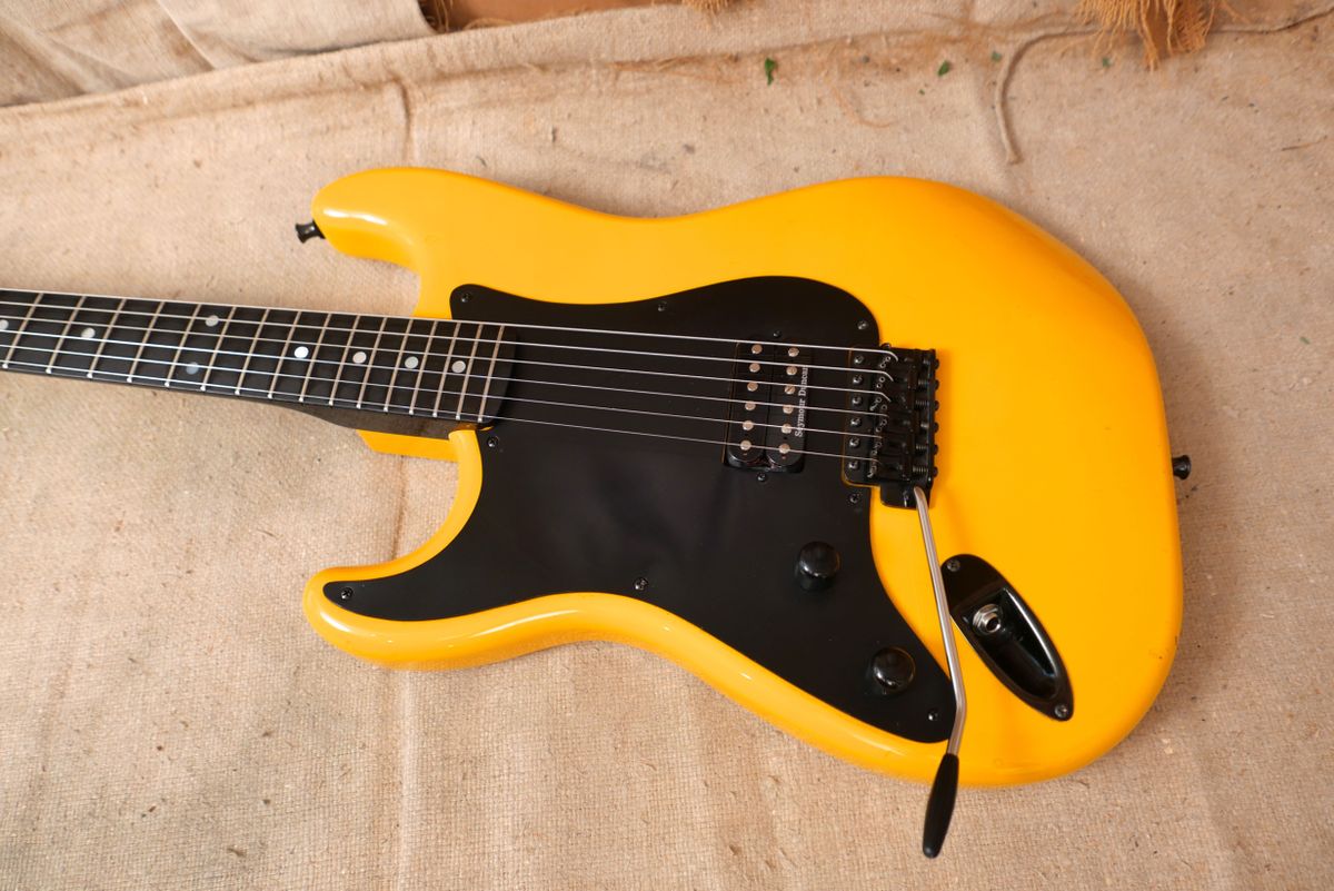 1982 ESP M-1 Lefty Taxi Yellow > Guitars Electric Solid Body ...