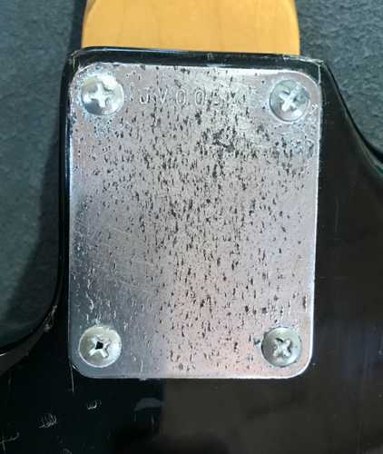 1982 Fender JV '62 Stratocaster Black Custom Colour > Guitars Electric ...