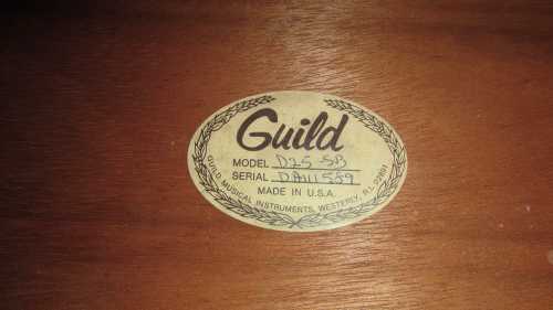 1982 Guild D-25 SB Sunburst > Guitars Acoustic | Rivington Guitars