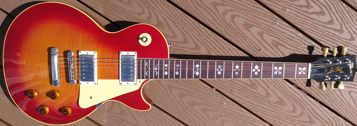 1983 Gibson Les Paul Pre Historic Reissue Flowers 1 of 10 Vintage ...