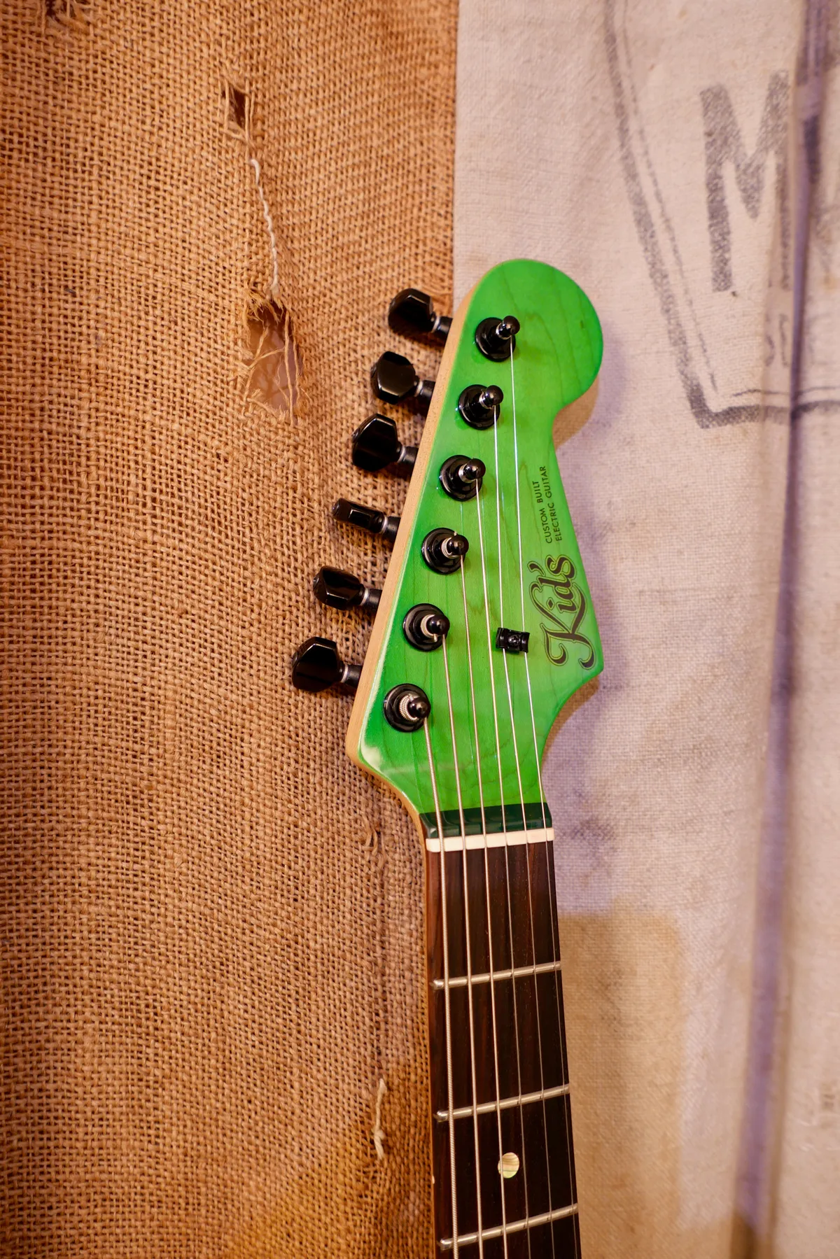1983 Kids Custom of Japan Jake E. Lee Stratocaster Green > Guitars ...
