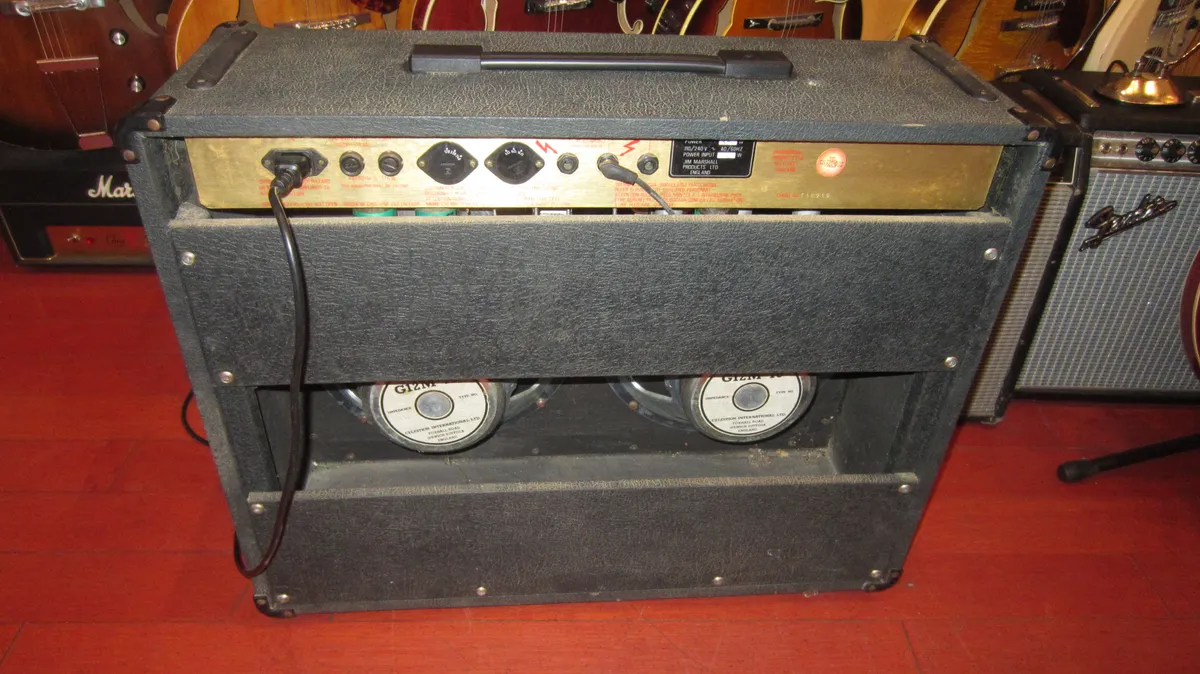 1985 Marshall JCM800 Model 4104 50 Watt Lead Combo Amp Black > Amps ...