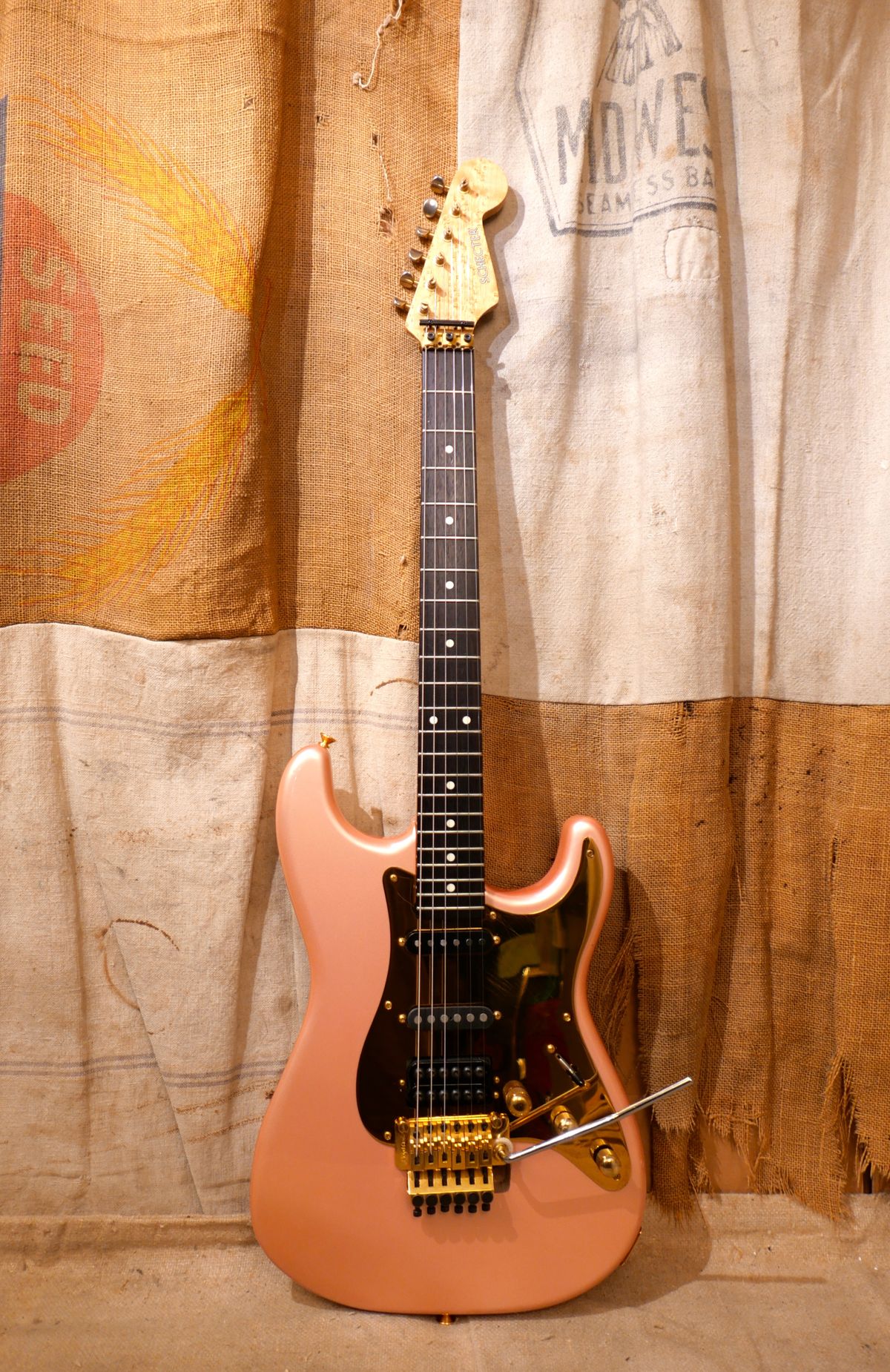 1985 Schecter Super Strat Pink > Guitars Electric Solid Body ...