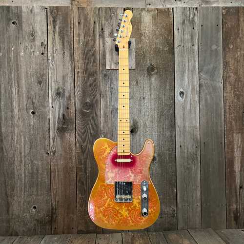 1985 Fender Tele Partscaster Gold Paisley > Guitars Electric Solid Body ...