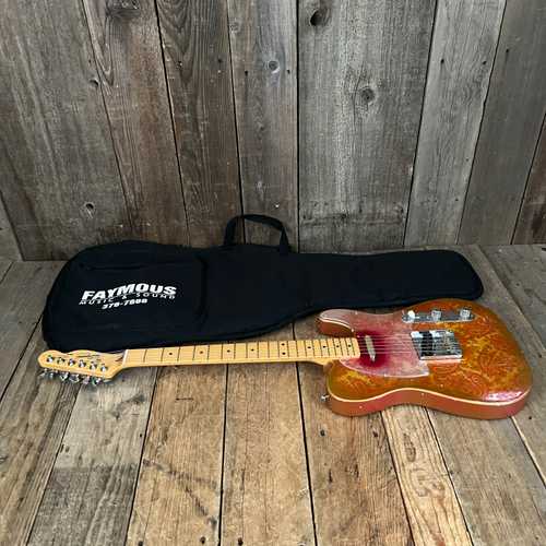 1985 Fender Tele Partscaster Gold Paisley > Guitars Electric Solid Body ...