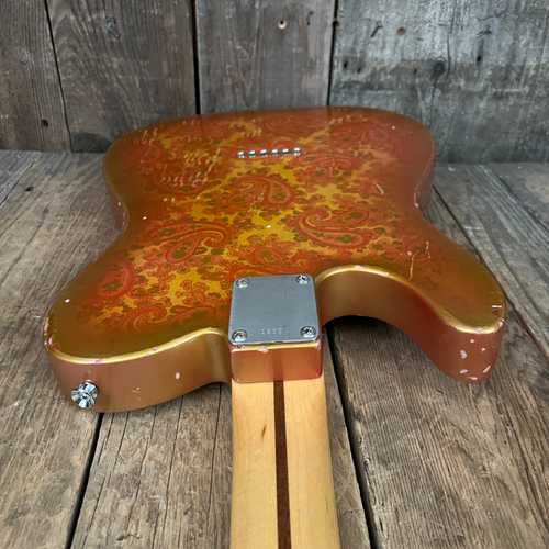 1985 Fender Tele Partscaster Gold Paisley > Guitars Electric Solid Body ...