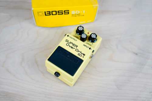 1986 Boss SD-1 Super OverDrive (Black Label) yellow > Effects | A Flash ...