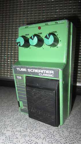 1986 Ibanez TS-10 Tube Screamer Green > Effects | Rivington Guitars