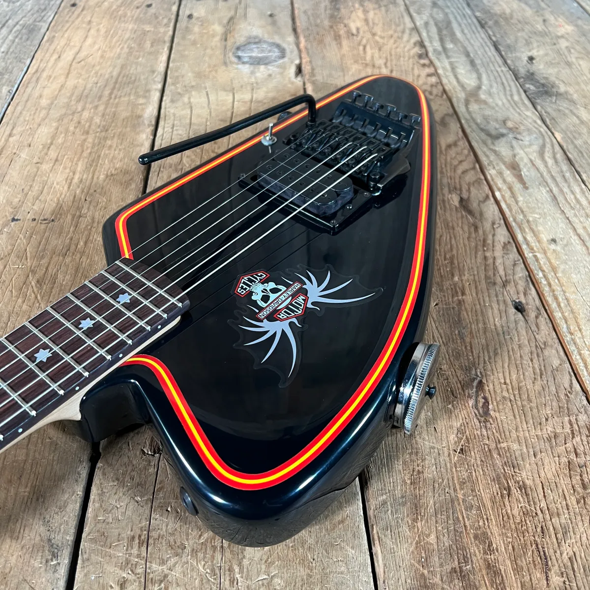 1987 B.C. Rich Fat Bob Prototype #1 Neil Young CSNY Video Black ...