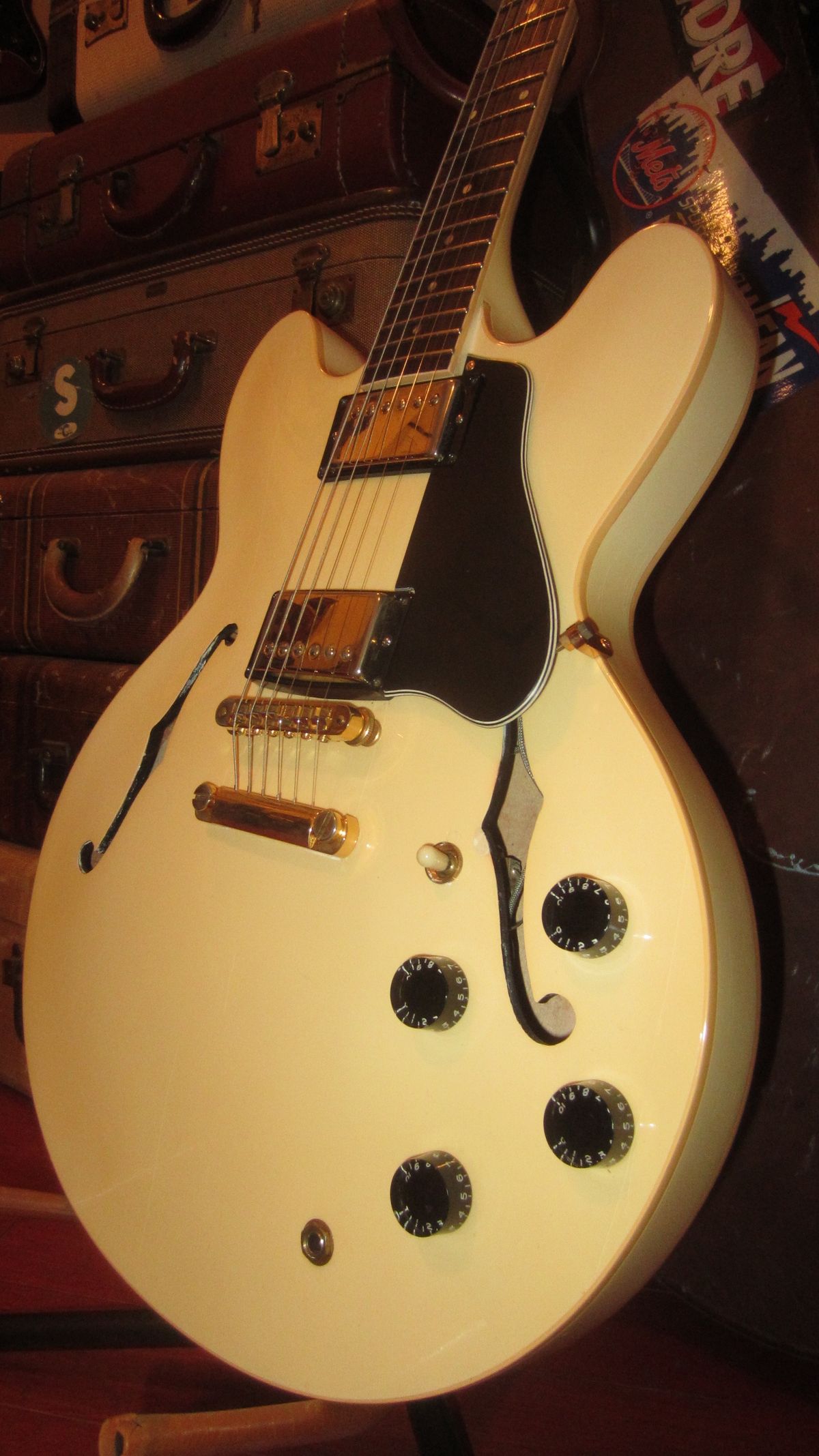 1987 Gibson ES-335 White > Guitars Electric Semi-Hollow Body ...