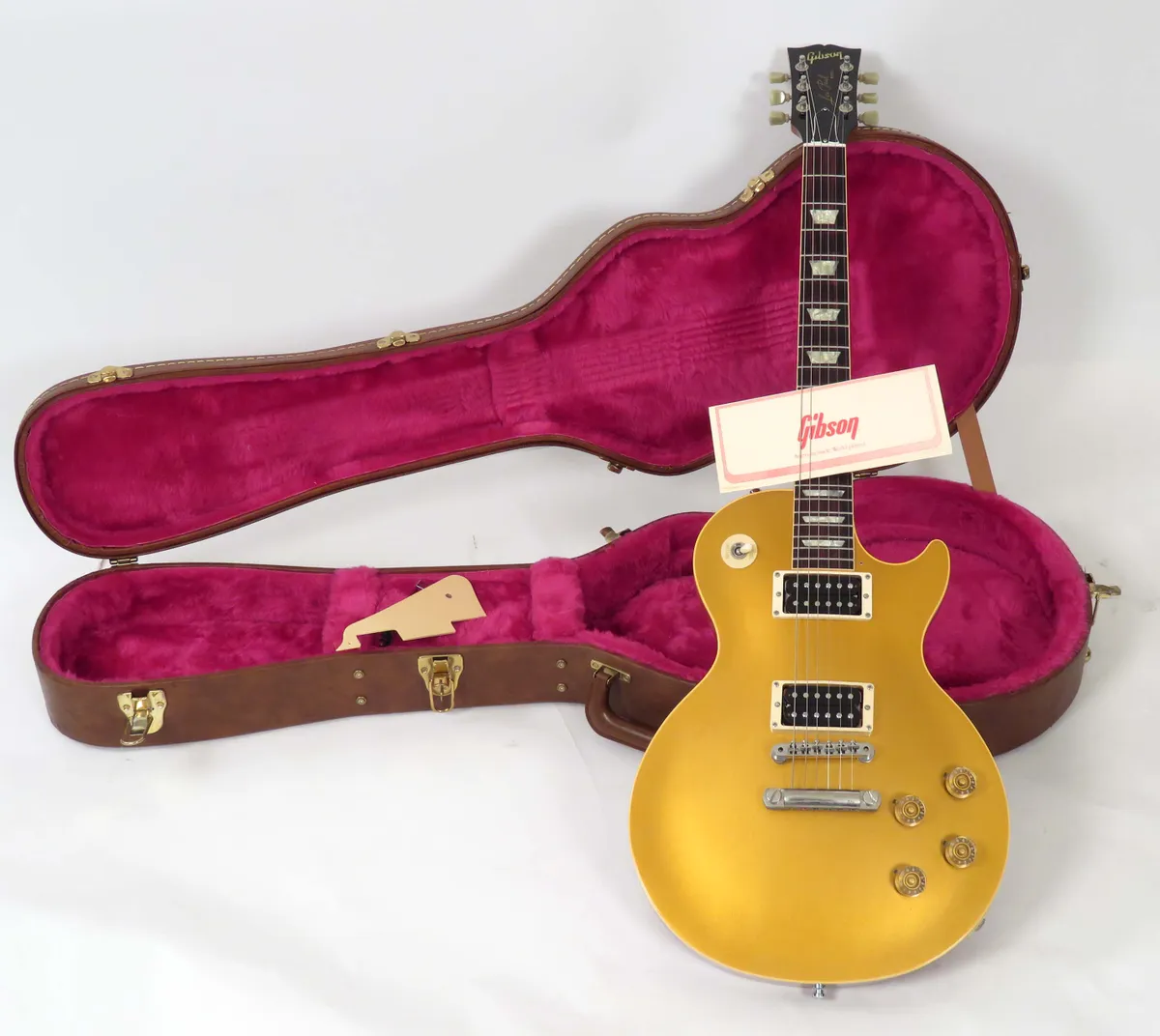 1987 Gibson Les Paul Reissue Slash Model Goldtop > Guitars Electric ...