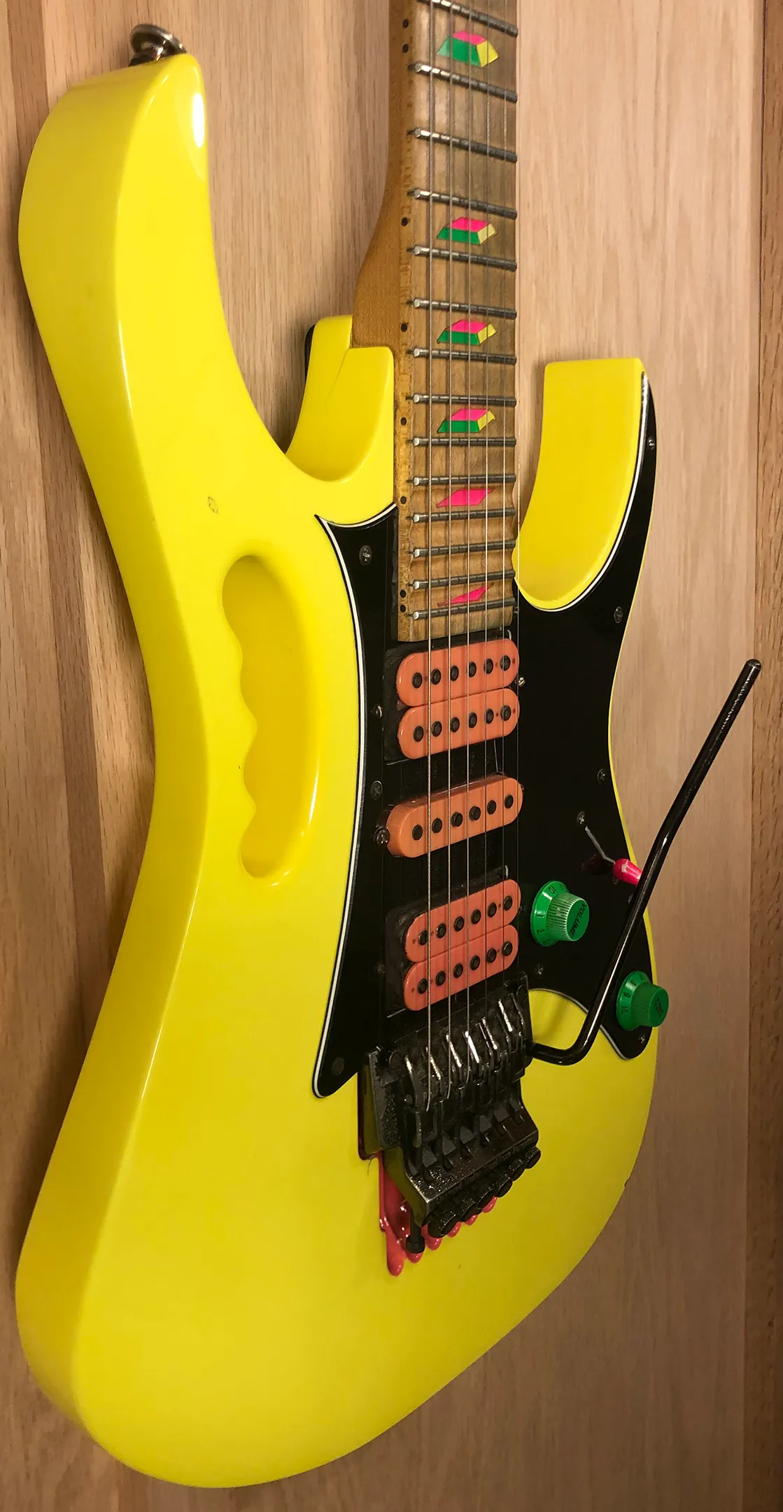 1987 Ibanez JEM777DY Desert Sun Yellow > Guitars Electric Solid Body ...