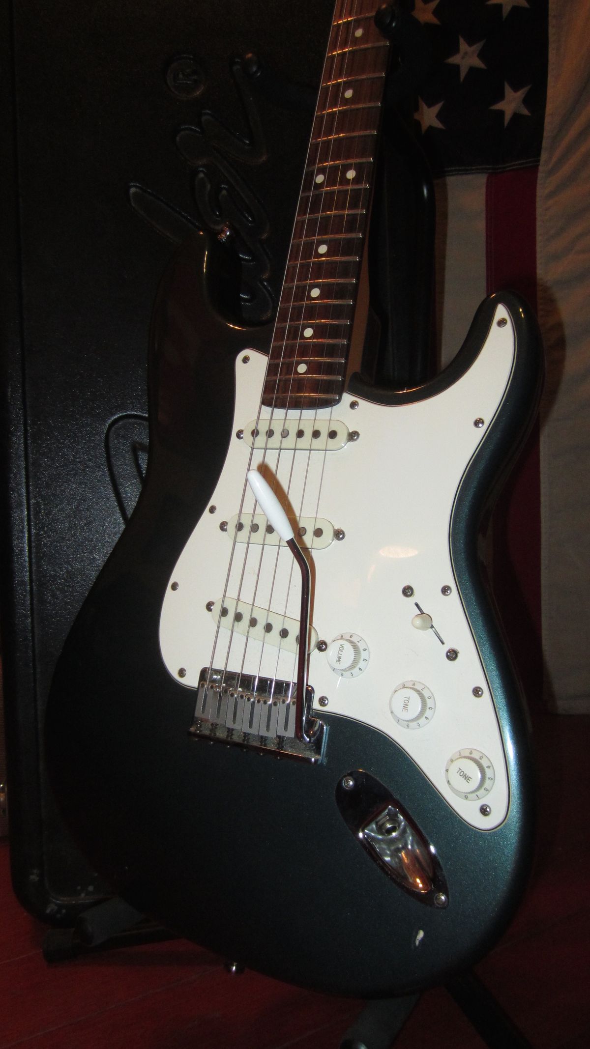 1988 Fender American Standard Stratocaster Gun Metal Grey > Guitars ...