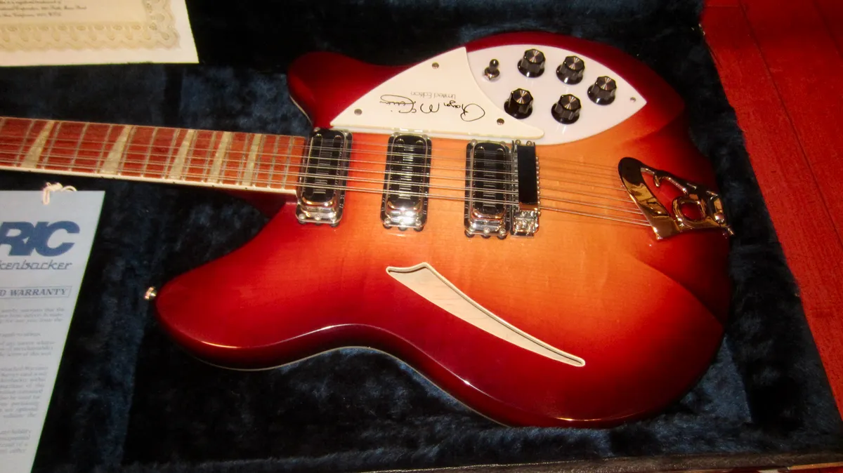 1988 Rickenbacker Rogerr McGuinn 370/12 RM Fireglo > Guitars Electric ...