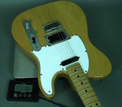 1989 Fender Telecaster Plus Electric Guitar Natural Ash USA Radiohead w ...