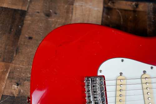 1992 Fender "Squier Series" Standard Stratocaster Torino Red > Guitars ...
