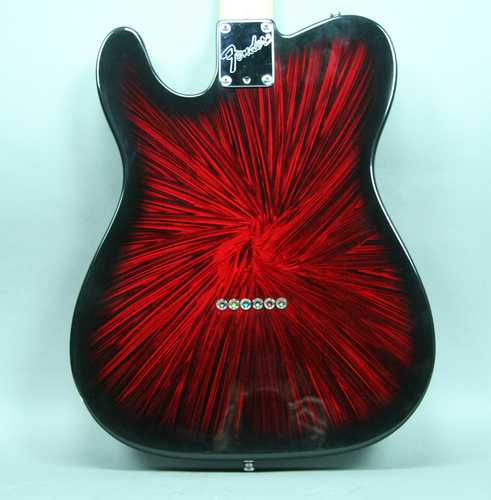1992 Fender Telecaster Plus Electric Guitar RARE Firestorm Red ...