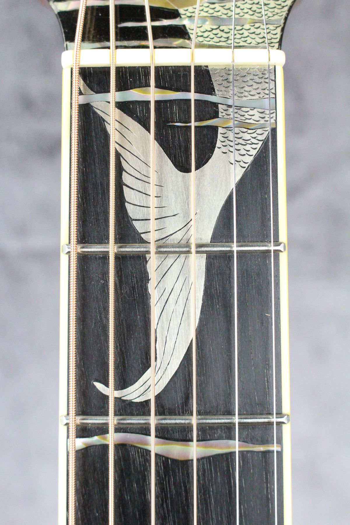 1992 William "Grit" Laskin Poseidon Mermaid Inlay Natural > Guitars ...