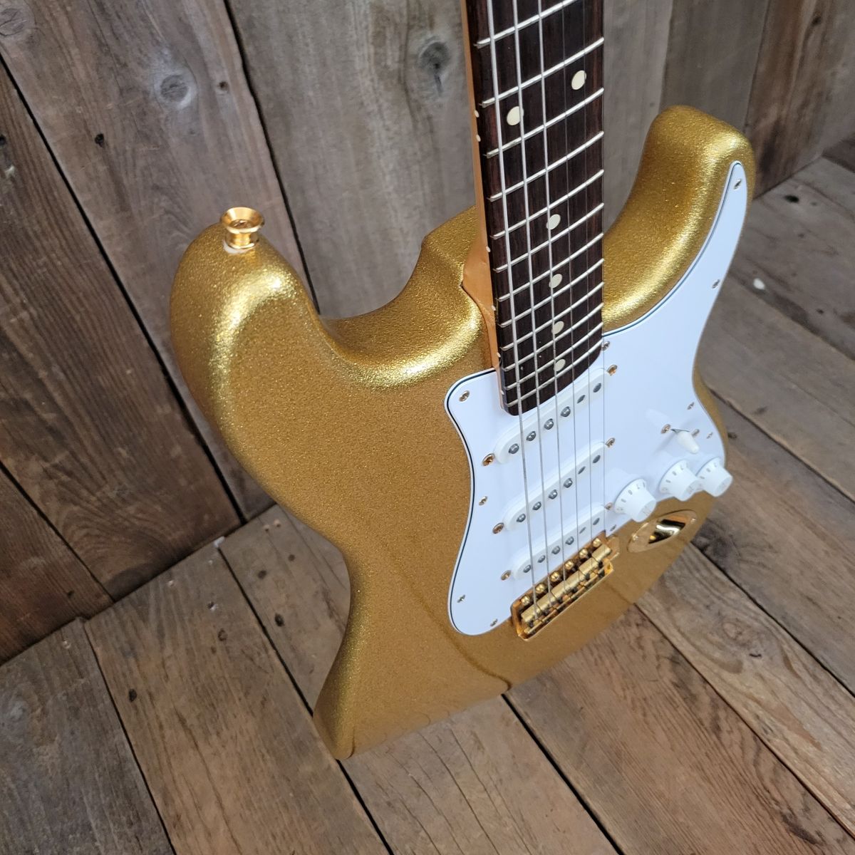 1993 Fender Stratocaster 1962 Custom Shop Gold Sparkle > Guitars ...