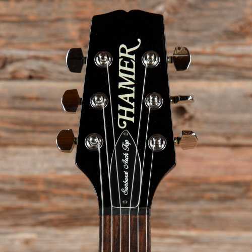 1994 Hamer Sunburst Archtop Sunburst Archtop Black Black > Guitars ...