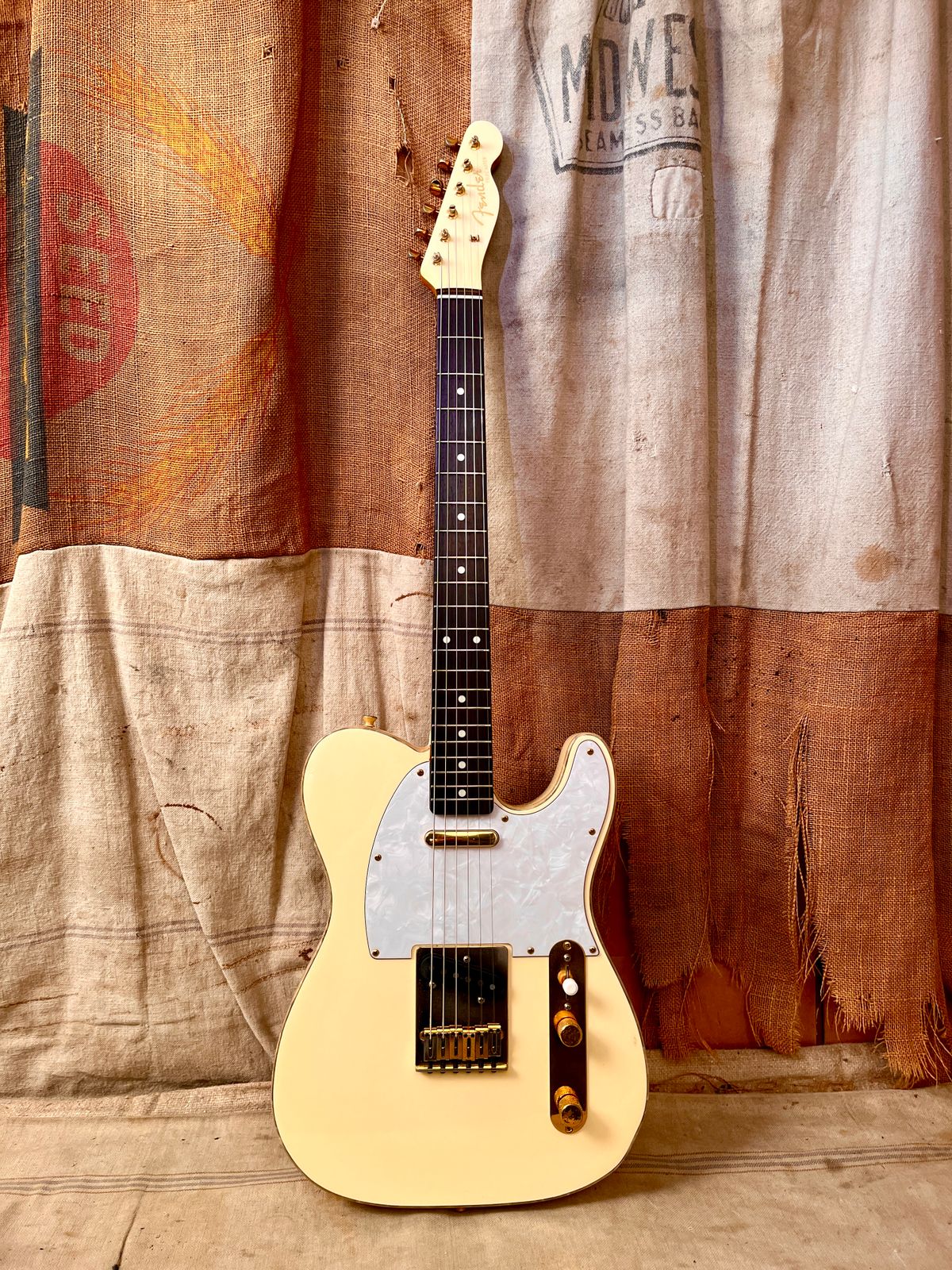 1996 Fender TLG-94P Telecaster Custom 50th Anniversary Snow White ...
