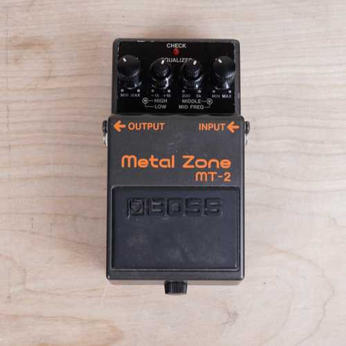 1999 Boss MT-2 Metal Zone (Silver Label) Black > Effects | A Flash ...