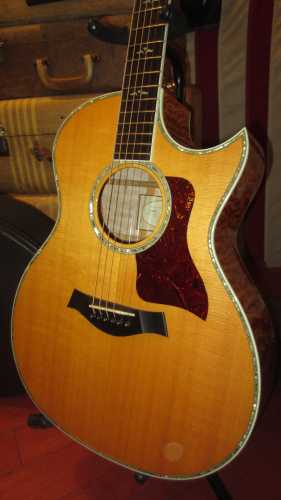 2001 Taylor Model 614-CE Acoustic Electric Cutaway Natural > Guitars ...