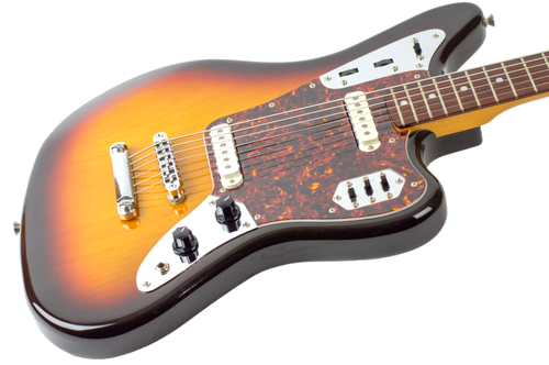 2002 Fender CIJ Jaguar Baritone 3-Tone Sunburst > Guitars Electric ...