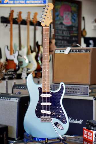 2002 Fender Standard Stratocaster Agave Blue > Guitars Electric Solid ...