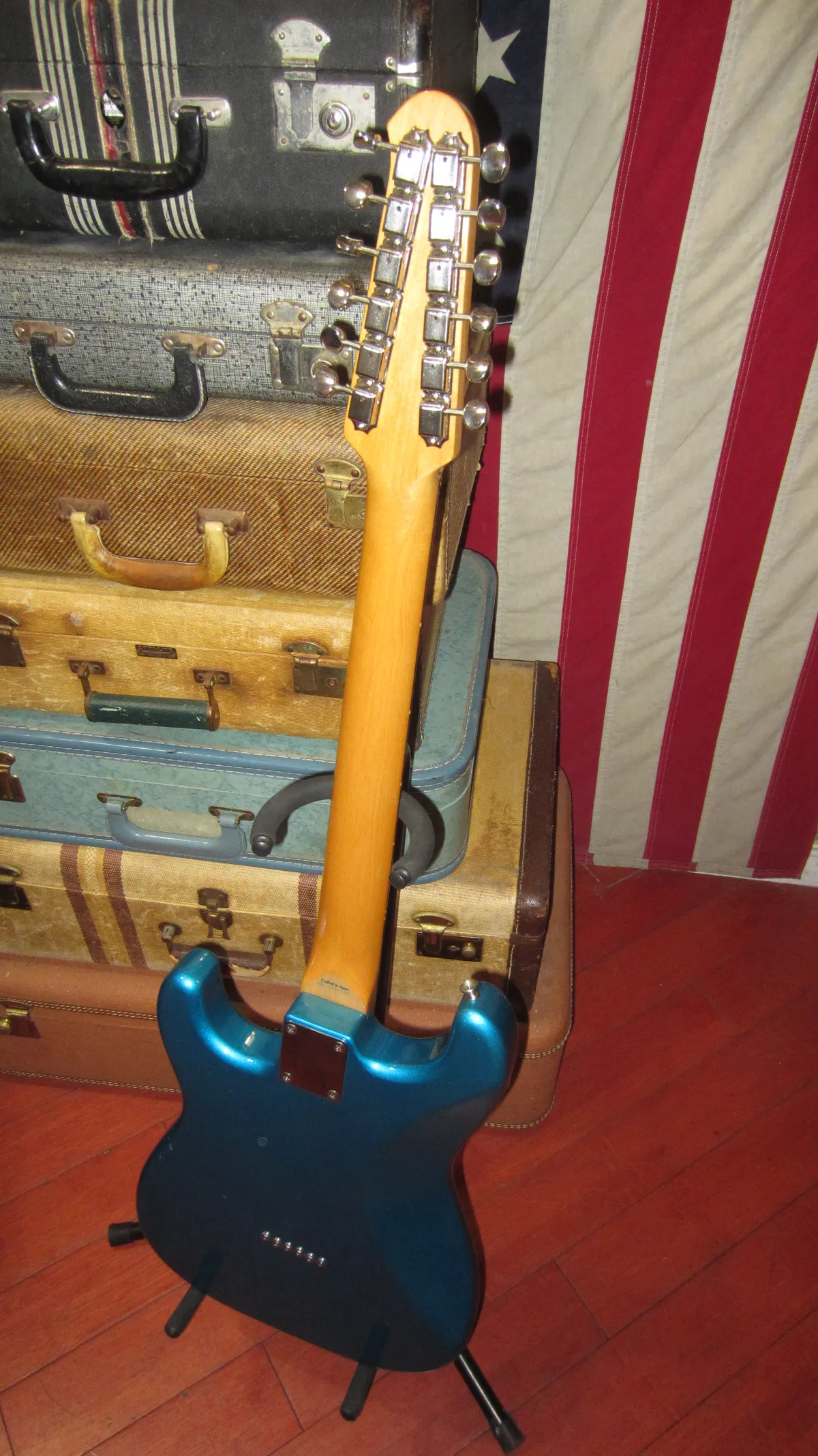 2002 Fender Stratocaster Electric XII 12 String Blue > Guitars Electric ...