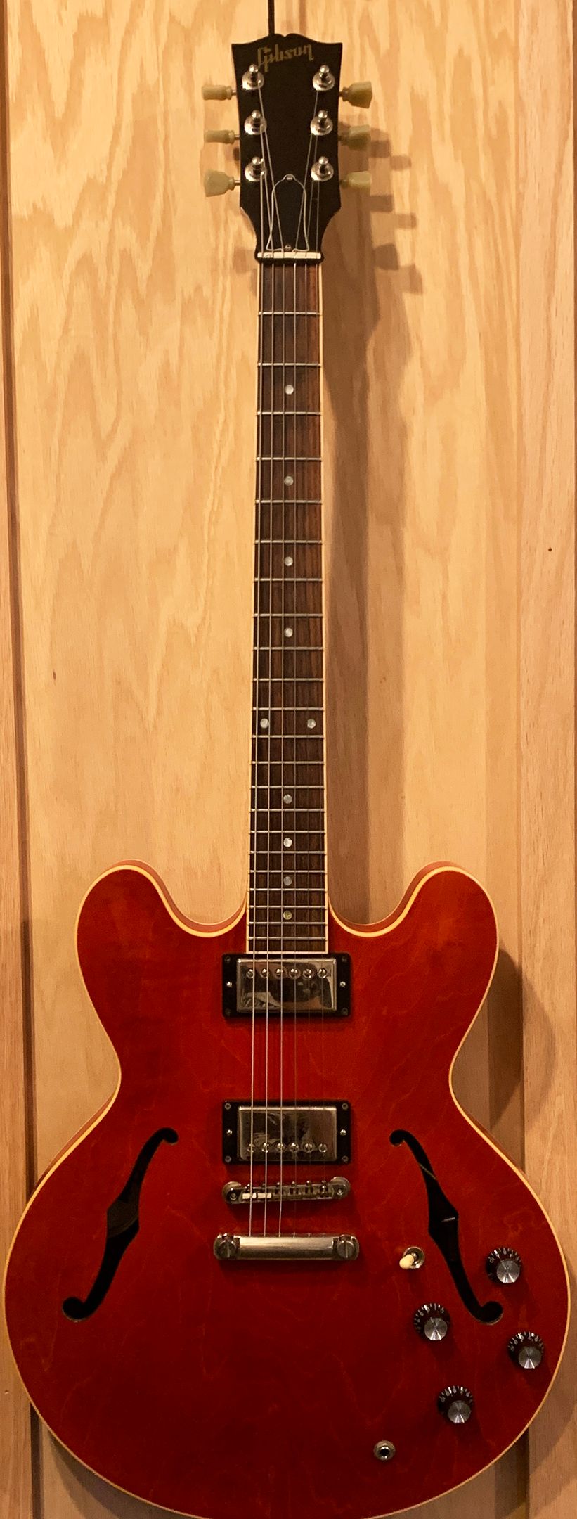 2002 Gibson ES - 333 Semi - Hollow Body Cherry Red > Guitars Electric ...