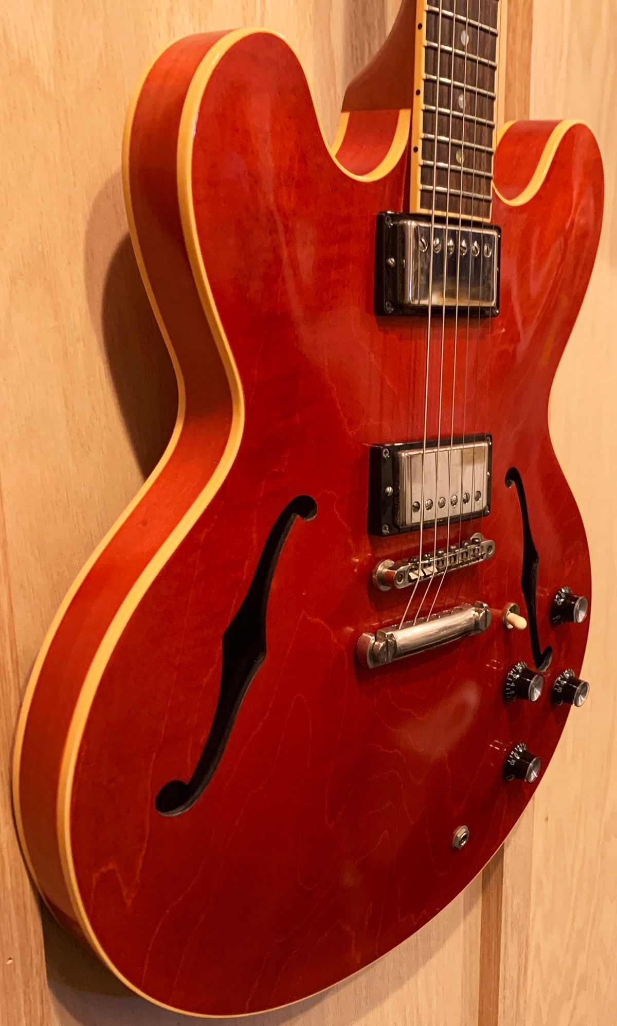 2002 Gibson ES - 333 Semi - Hollow Body Cherry Red > Guitars Electric ...