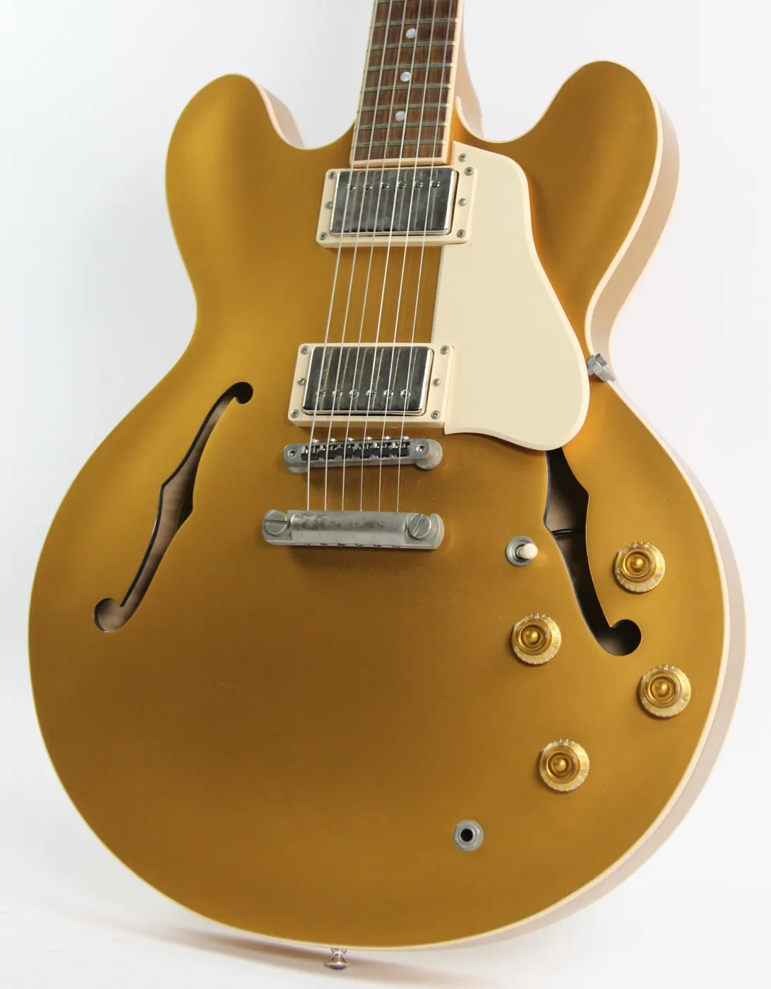 2002 Gibson ES-335 Dot Reissue Gold Top > Guitars Electric Semi-Hollow ...
