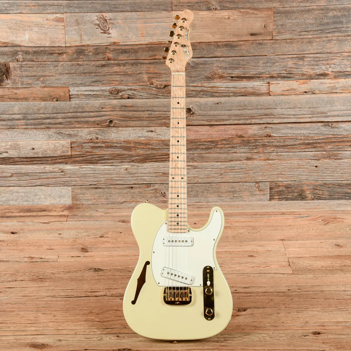 2002 G&L ASAT Special Semi-Hollow ASAT Special Semi-Hollow White White ...