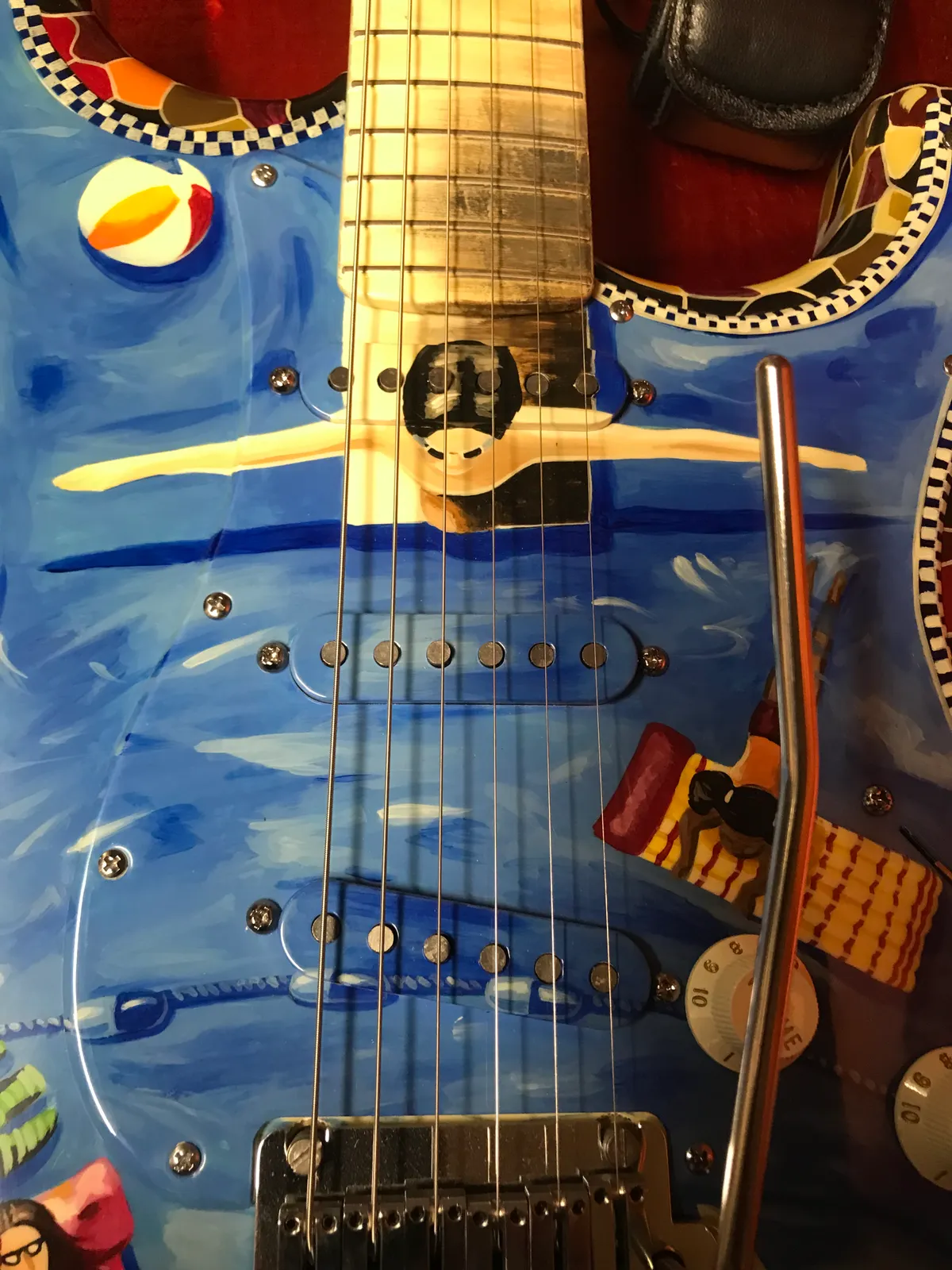 2003 Fender Custom Shop SPLASH STRAT HAND PAINTED > Guitars Electric ...