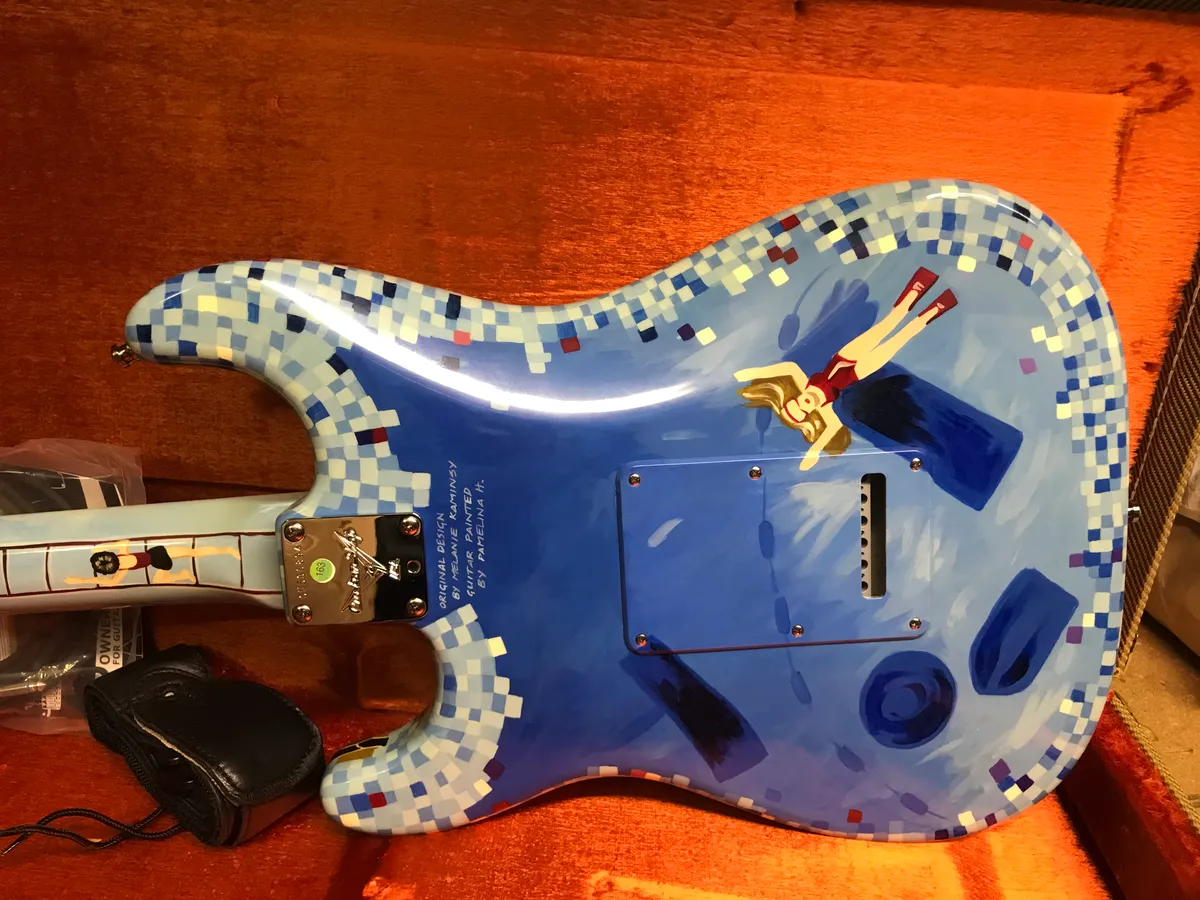 2003 Fender Custom Shop SPLASH STRAT HAND PAINTED > Guitars Electric ...