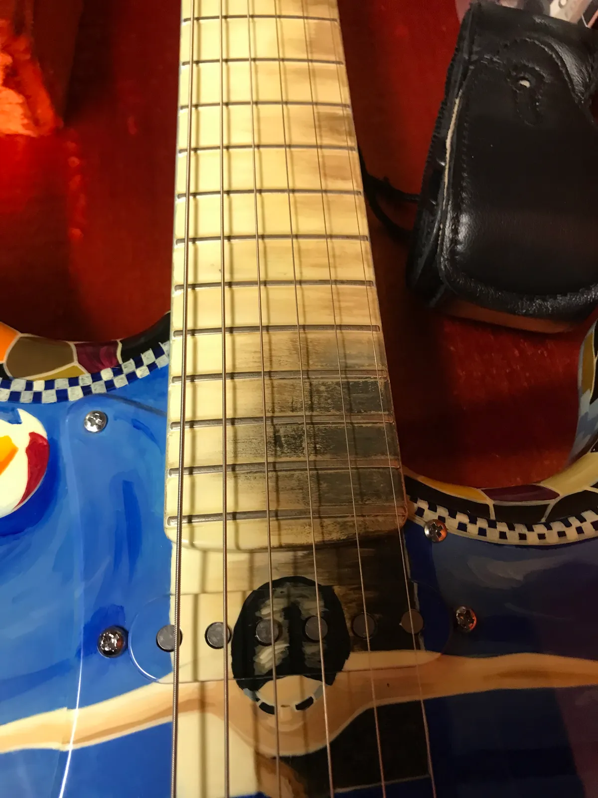 2003 Fender Custom Shop SPLASH STRAT HAND PAINTED > Guitars Electric ...