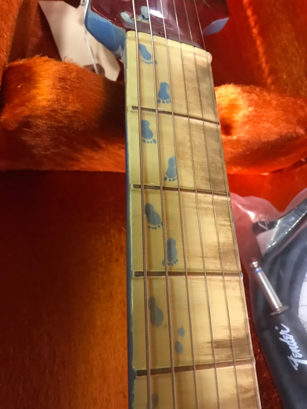 2003 Fender Custom Shop SPLASH STRAT HAND PAINTED > Guitars Electric ...
