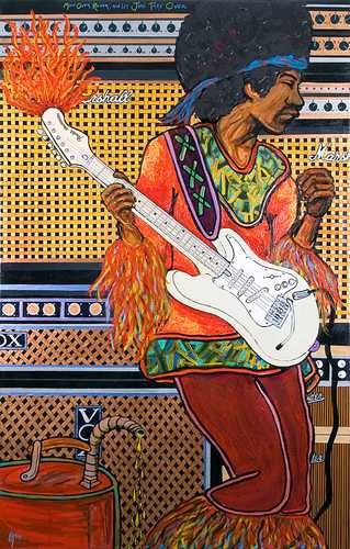 2005 Alex Mortimer Move Over Rover And Let Jimi Take Over. An Original ...