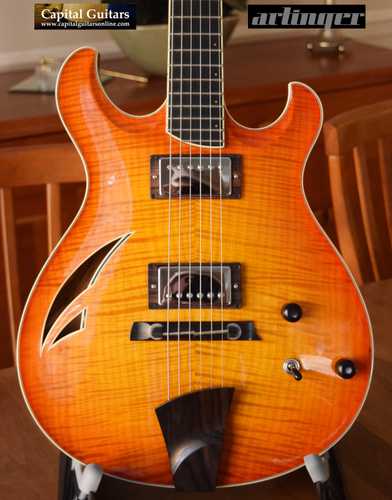 2006 Artinger Semi-Hollow Custom Cherry Burst > Guitars Electric Semi ...